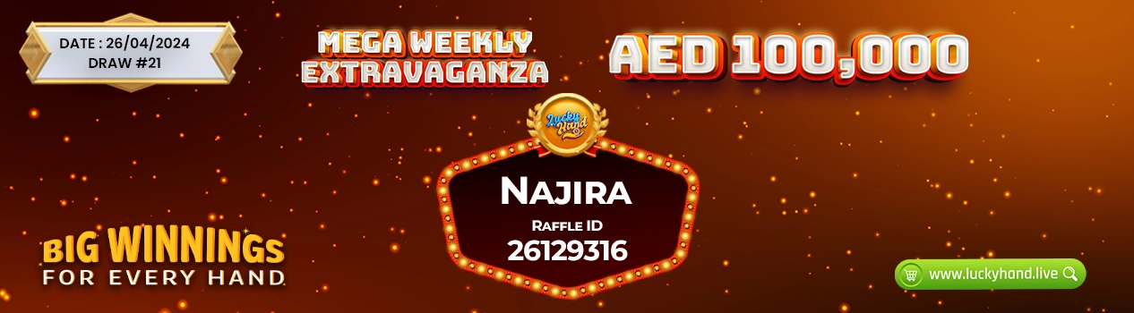 Lucky Hand | Lucky Hand Friday's Millionaire | Weekly Live Draws | Big ...